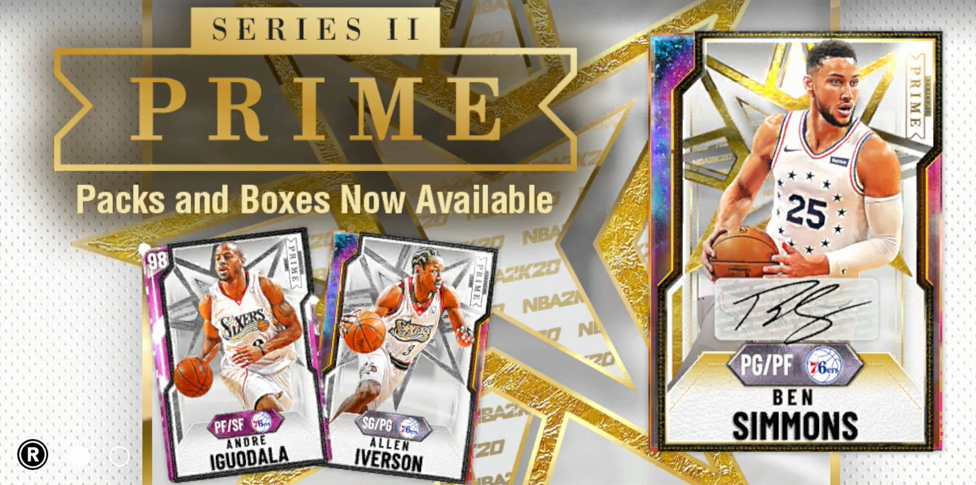 Galaxy Opal Ben Simmons Continues NBA 2K20 MyTeam Silly Season