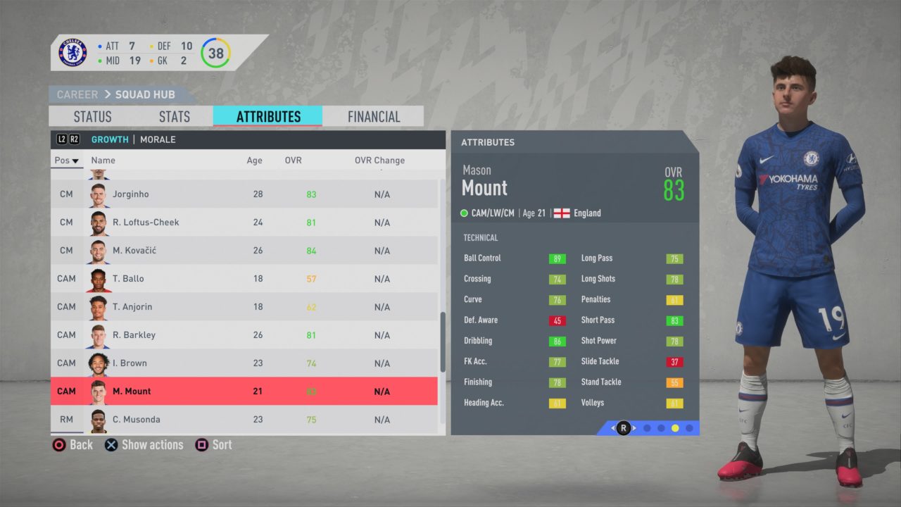 FIFA 20 Career (In Menus) - Operation Sports