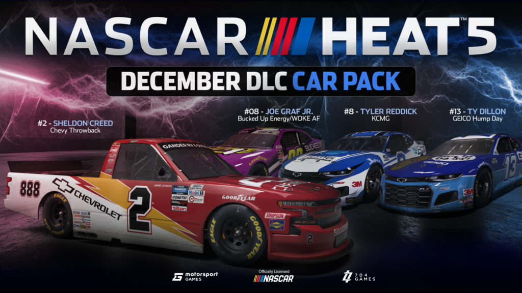 NASCAR Heat 5 Drivers, Cars and All Paint Schemes - Operation Sports